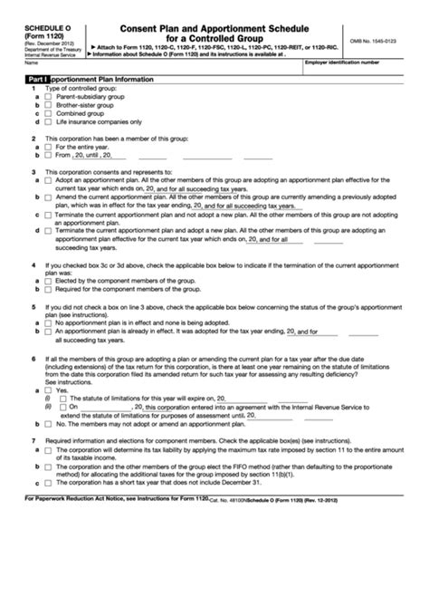 Top 8 Form 1120 Schedule O Templates Free To Download In Pdf Format