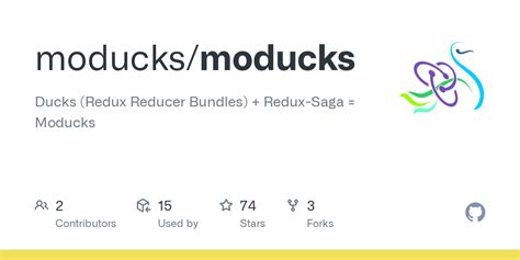 Github Moducks Moducks Ducks Redux Reducer Bundles Redux Saga Moducks