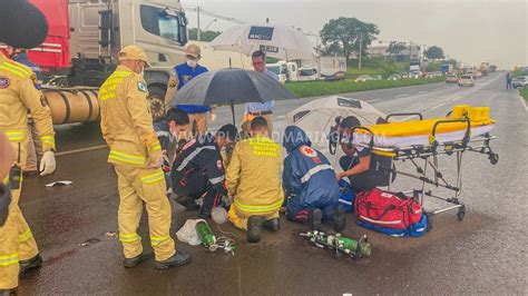 Mulher morre ao ser atropelada na rodovia em Maringá Plantão Maringá