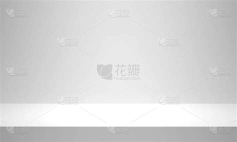 供展览的白色空架子。三维渲染素材 花瓣网