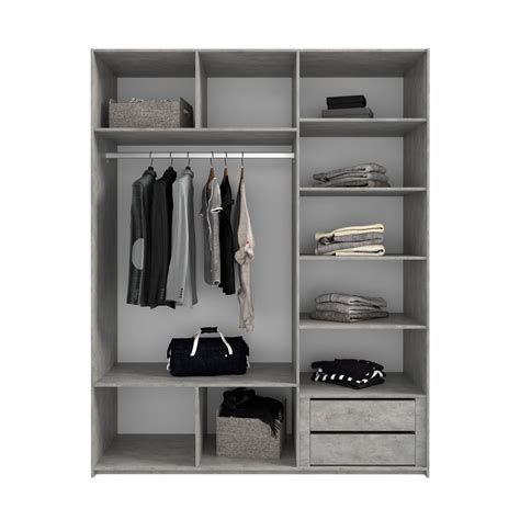 Шкаф купе 3 дверный Корсо Бетон купить в Москве — цена от производителя 90 444 ₽ в магазине