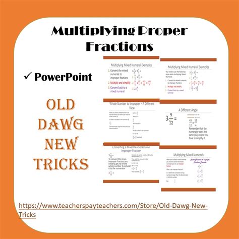 Multiplying Proper Fractions PowerPoint Made By Teachers
