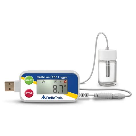 Flashlink® Certified Vaccine Data Logger With Glycol Bottle Deltatrak