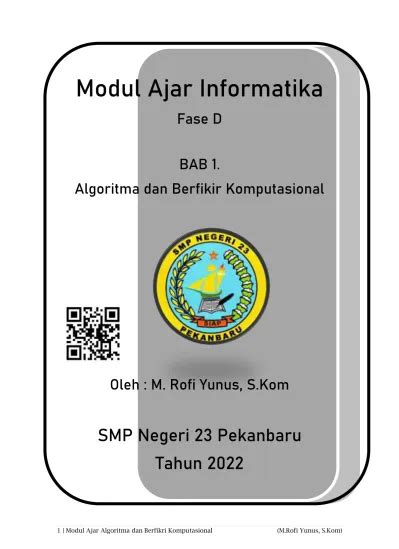 Modul Ajar Informatika