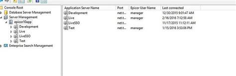 Cannot Connect To App Server With Epicor Administration Console Software Spiceworks Community