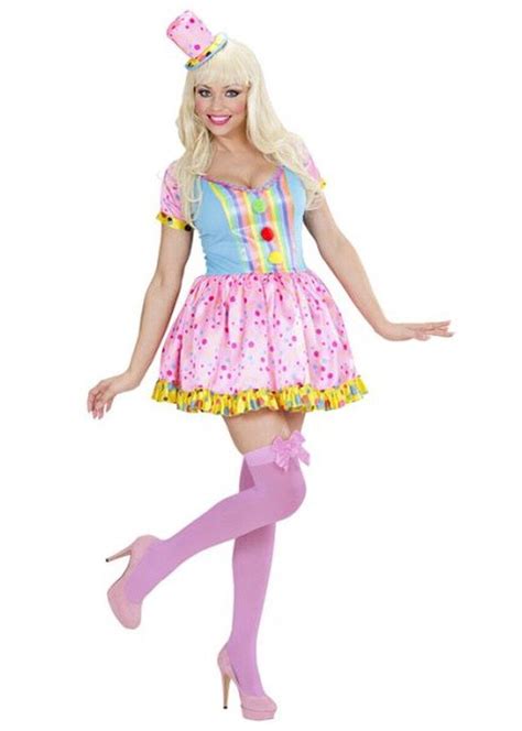 Widmann Karneval Damen Kostüm Clown Girl Faschingskram