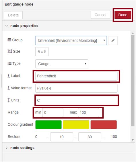 Display Temperature And Humidity Sensor Data In Node Red Dashboard Using Esp8266 And Mqtt Node