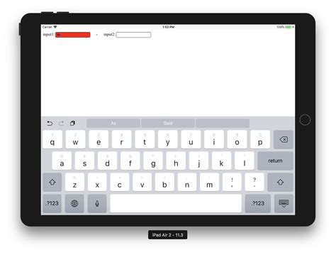 Ioscordova Inappbrowser App Is Running On The Ipad And The Soft Keyboard Cant Be Ejected By