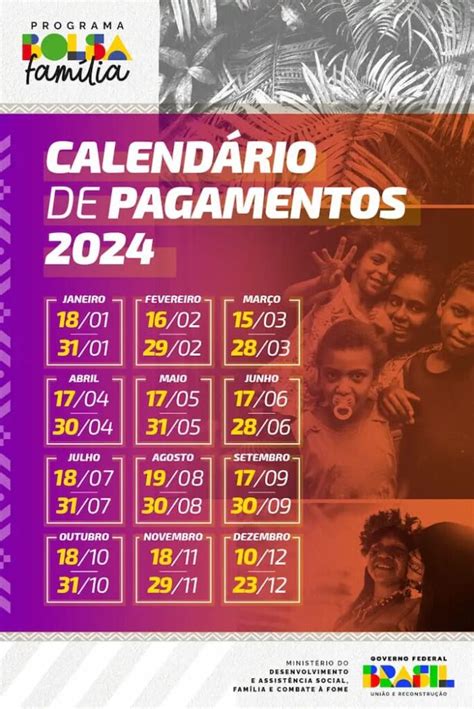 Veja O Calendário De Pagamentos Do Bolsa Família Em 2024 InformaÇÕes