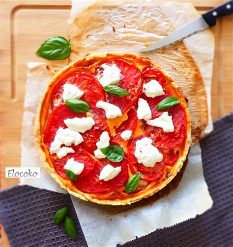 Tarte à La Tomate Et Fromage De Chèvre Frais Elodie Munoz