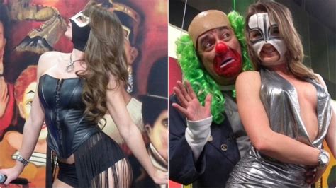 Ingrid Brans De La Reata con Brozo a cantante de rap así luce la