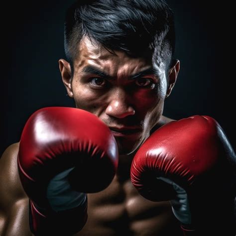 Premium AI Image Design Of Boxing