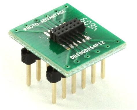 Proto Advantage Dual Row Mm Pitch Pin Female Header To DIP Adapter