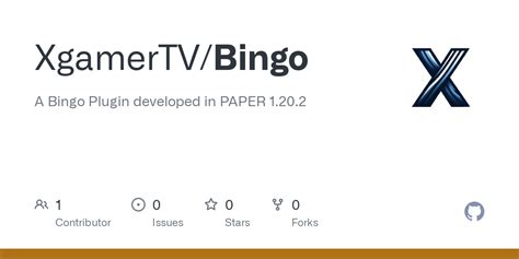 GitHub XgamerTV Bingo A Bingo Plugin Developed In PAPER