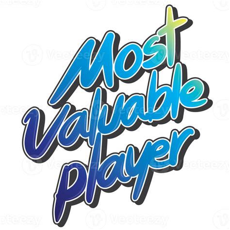Free Handwritten Characters Text Most Valuable Player 18747473 Png
