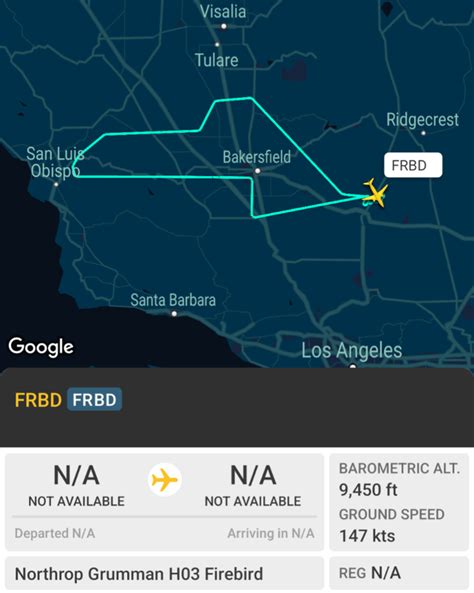 Northrop Grumman Scaled Composites Firebird R Flightradar24