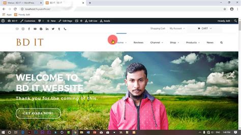 Wordpress For Beginners Wordpress Menu Customize Tutorial How To
