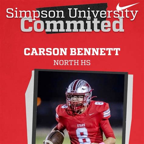 Carson Bennett Quarterback Simpson University Nil Profile Opendorse