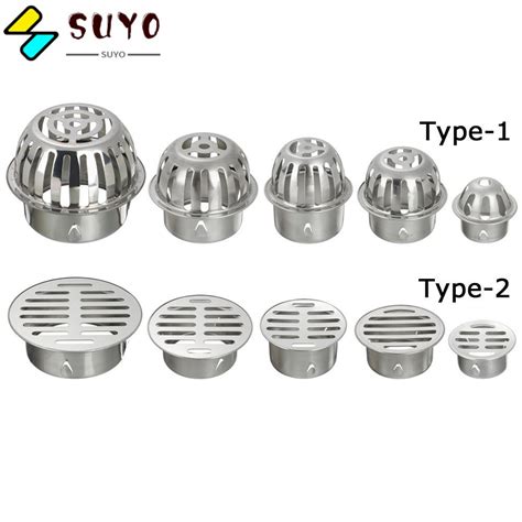 Suyou ฝาครอบท่อระบายน้ําแบบสแตนเลสทนทานสําหรับระเบียงกลางแจ้ง Suyou Th Thaipick