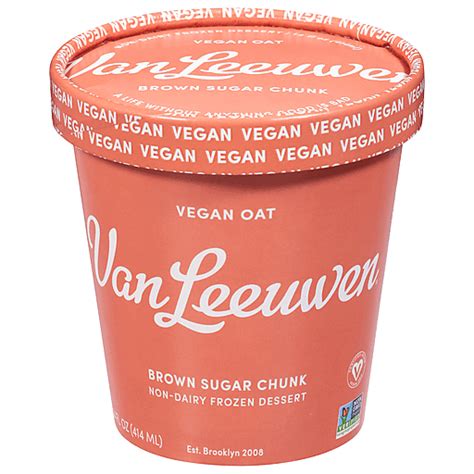 Van Leeuwen Artisan Ice Cream Non Dairy Oatmilk Brown Sugar Ice Cream