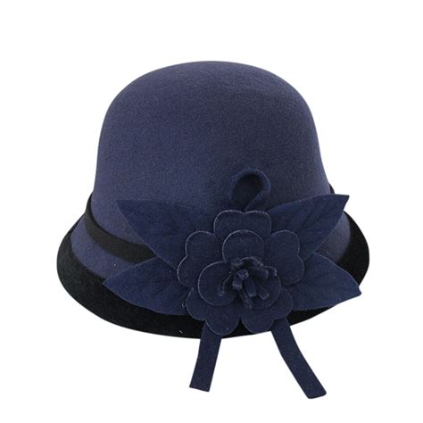 Wool Mother Lady Top Grade Banquet Formal Hats Wom Grandado