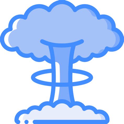 Explosion Basic Miscellany Blue Icon