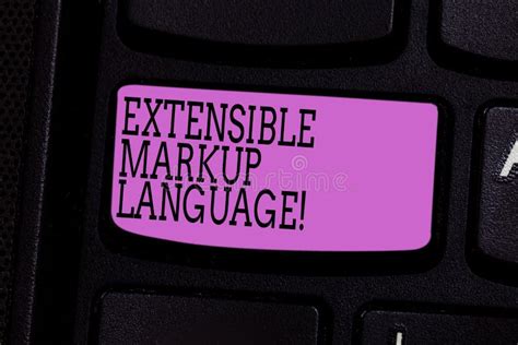Xml Extensible Markup Language Stock Image Image Of Structure