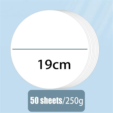 50 Piezas De Papel De Cartulina Blanca Cartulina Gruesa De 39