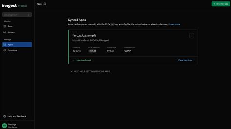 Python Quick Start Inngest Documentation