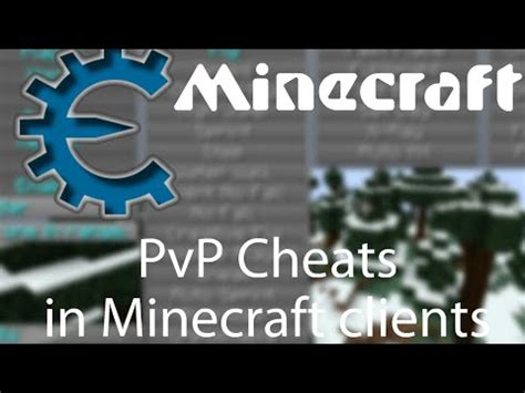PvP Cheats Methods In Minecraft Clients 1 Cheat Engine YouTube