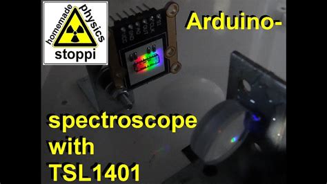Arduino Spectroscope With Tsl1401 Line Sensor And Tft Display Arduino