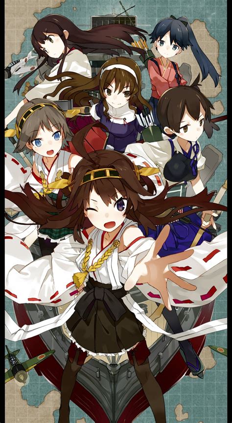 艦隊これくしょん 艦これ 【赤城足柄比叡鳳翔加賀金剛】 壁紙