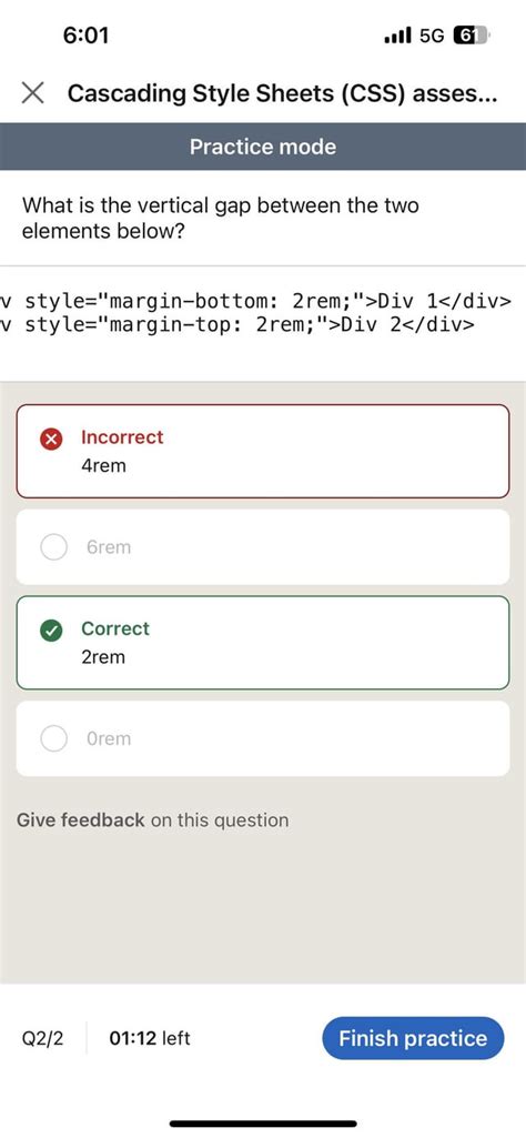 I Was Taking The Linkedin Css Test And I Ran Into This Im Pretty Sure