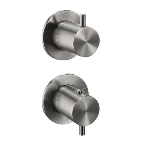 VOS Modular Thermostatic Concealed 2 Outlet Shower Valve Just Taps