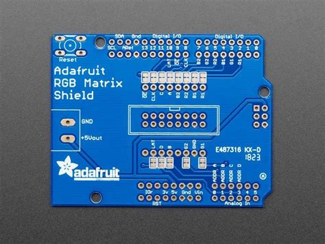 adafruit rgb matrix shield für arduino kaufen bei berrybase