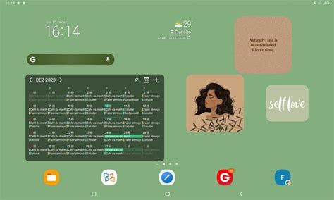 Personalização Tab S6 Lite Life Is Beautiful Life Incoming Call