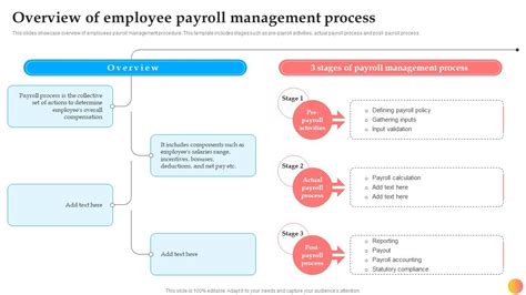 Overview Of Employee Payroll Management Process Implementation Of Payroll Management System PPT
