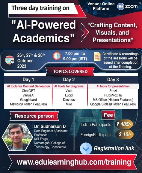 Three Day Training On Ai Powered Academics Crafting Contents