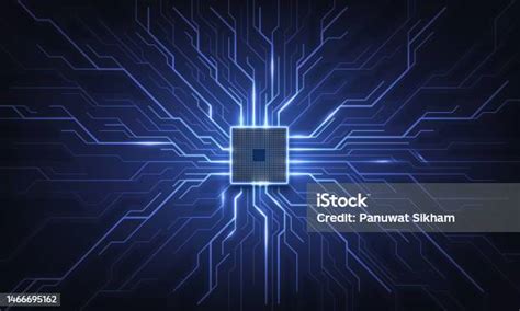 회로 기판 기술 배경 중앙 컴퓨터 프로세서 Cpu 개념 마더 보드 디지털 칩 0명에 대한 스톡 벡터 아트 및 기타 이미지 0
