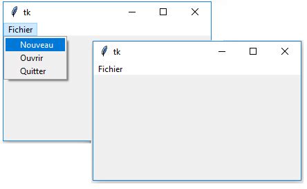 Menu Tkinter En Python Très Facile