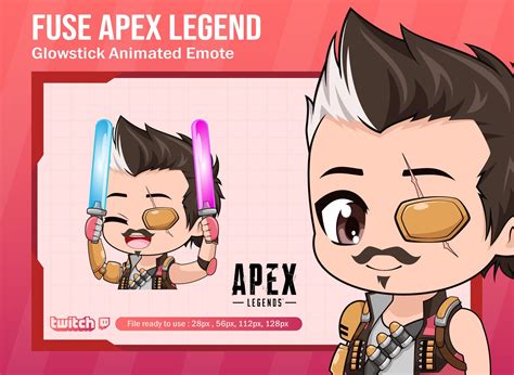 Fuse Apex Legends Glow Stick Emote For Twitch Apex Animated Emotes