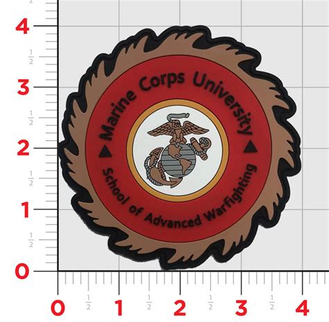 Officially Licensed Usmc University School Of Advanced Warfighting Pvc
