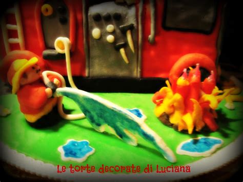 Le Torte Decorate Torta Camion Pompieri