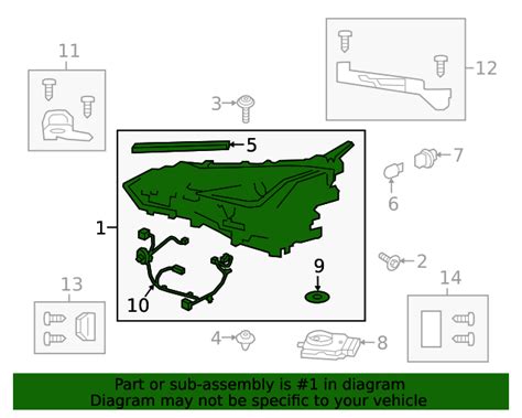 2021 2022 Lexus Headlight Assembly 81185 76231