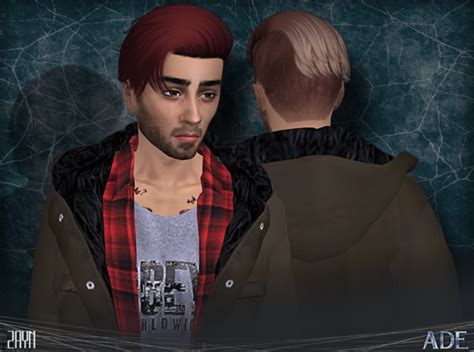模拟人生4 模拟人生4 V131zayn男士侧推后梳锅铲发型mod Mod Vv131 下载 3dm Mod站