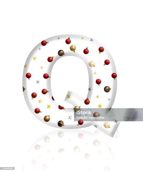 3 차원 크리스마스 장식 알파벳 흰색 배경에 흰색 문자 Q의 고립 된 샷 0명에 대한 스톡 사진 및 기타 이미지 0명 12