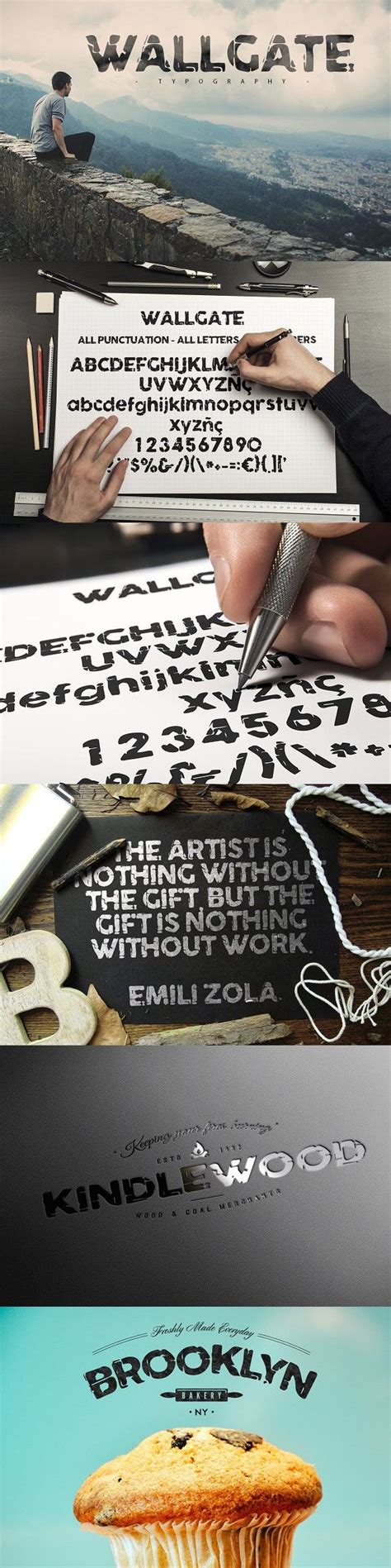 Скачайте бесплатный шрифт Wallgate стильный и современный