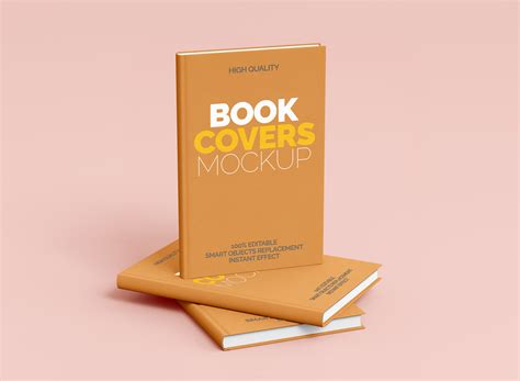 Free Standing Hardcover Book Mockup Psd Psfreebies