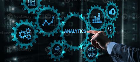Analytics Data Analysis Strategy Statistic Pressing Your Finger On The Inscription Analytics