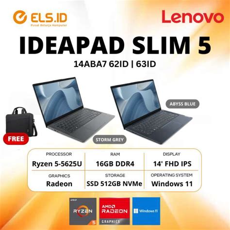 Promo Lenovo Ideapad Slim 5 14aba7 Ryzen 5 5625u 16gb Ssd 512gb W11ohs